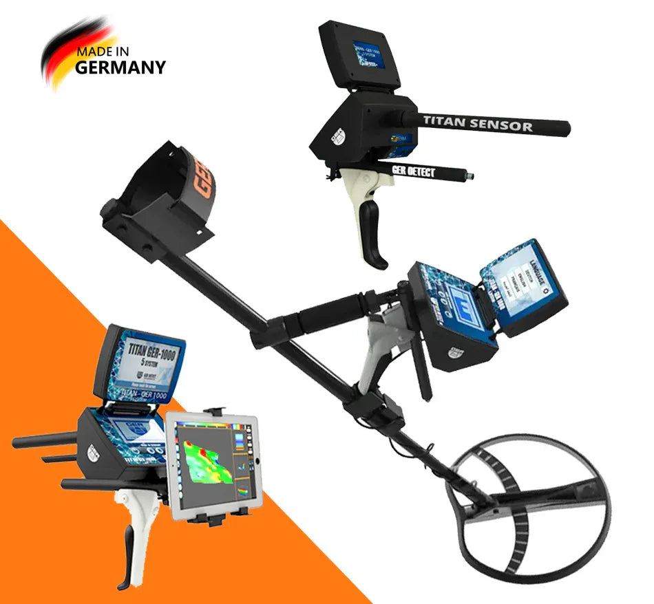 GER Titan 1000 Professional Metal Detector | Long Range Gold Detector ...
