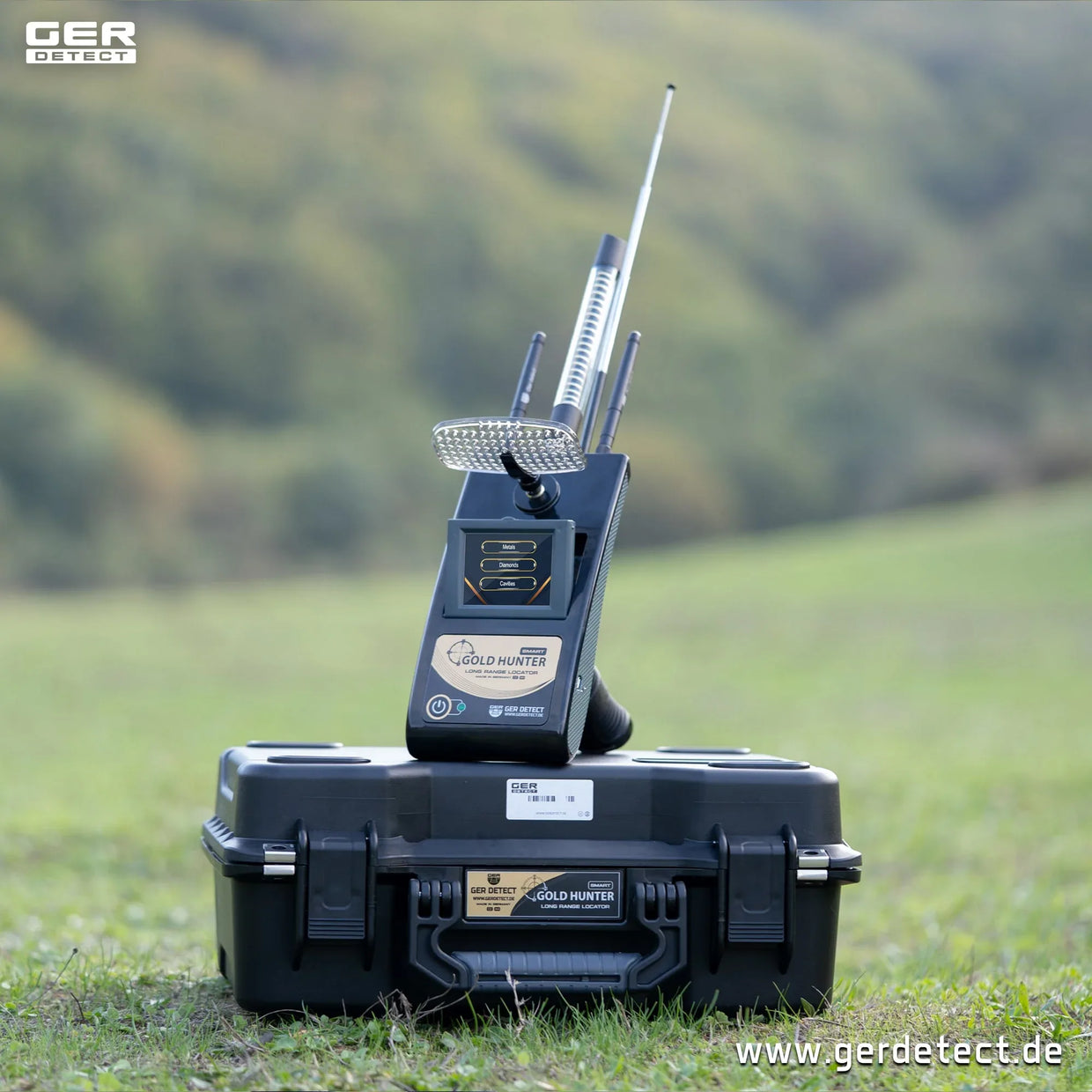 GER Detect Gold Hunter Smart Long Range Gold Detector | Metal Detectors ...